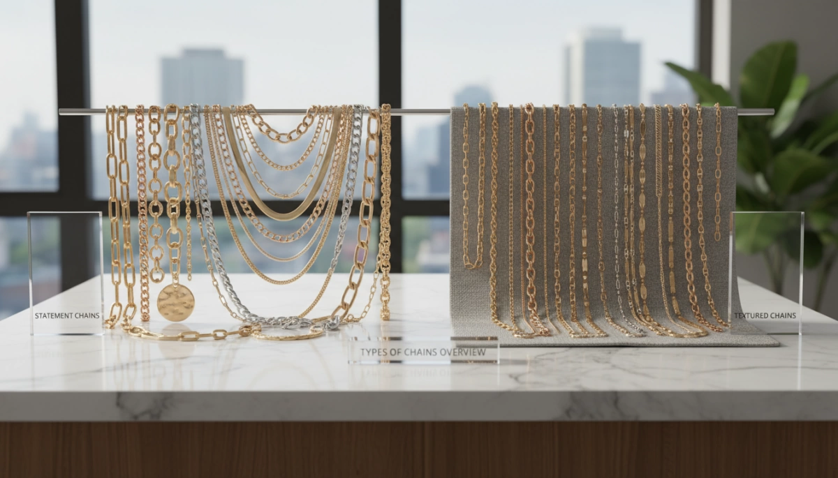 Types of Chains Guide Necklace Chain Styles Explained