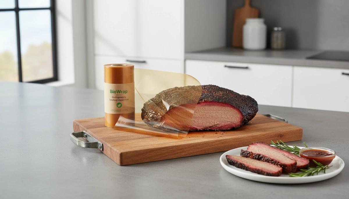 File Pembalut Plastik Untuk Penyimpanan Daging Asap, Rehat, dan Panduan ...